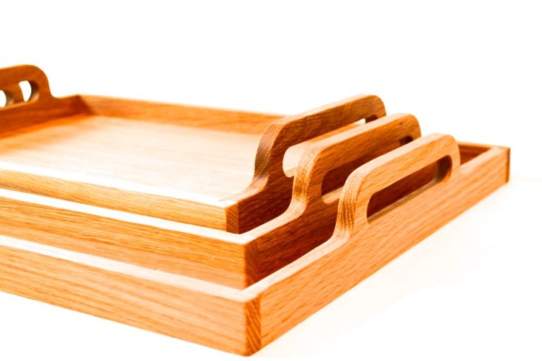 Serveringsbrett i eik - Palma store