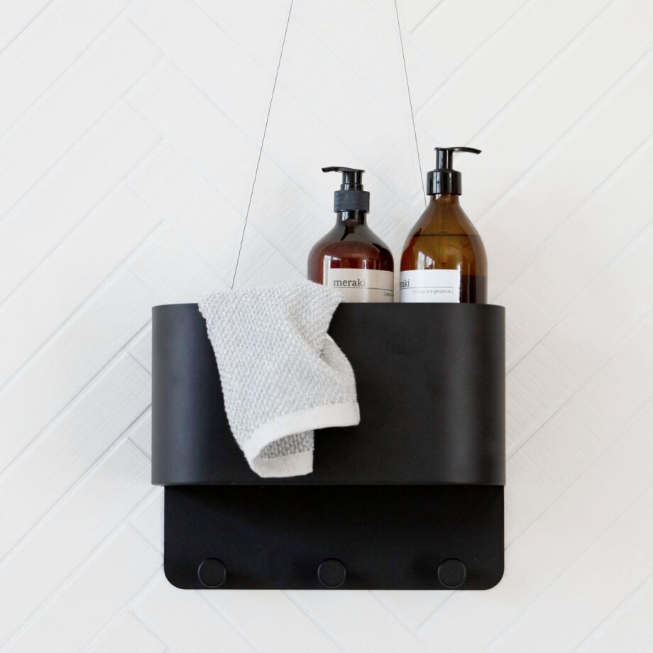 Knaggrekke "Pock" - Sort - Palma store