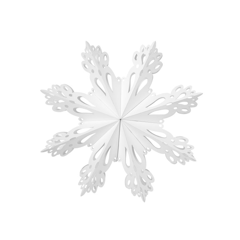 Snøfnugg - Hvit 46 cm - Palma store